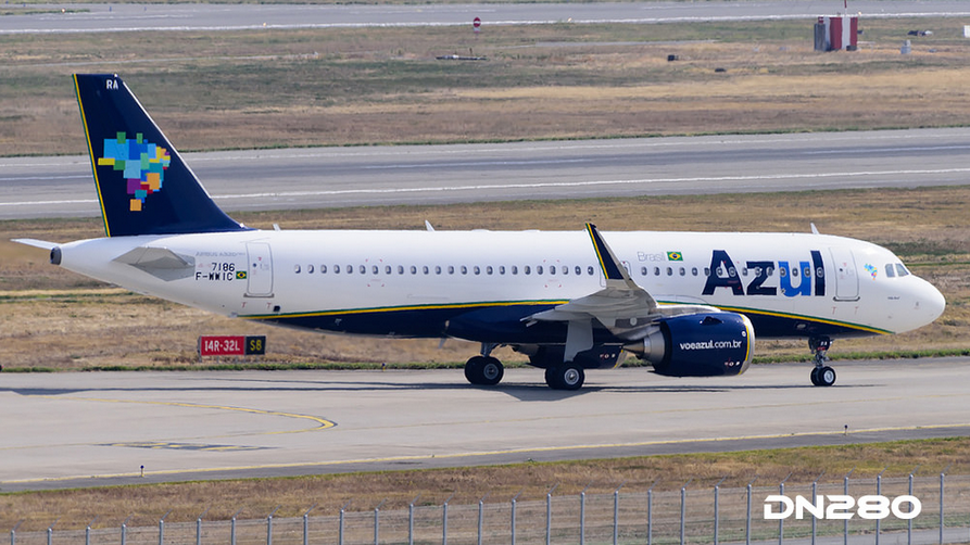 Primeiro A320neo da Azul é flagrado em Tolouse; operações começam em ...