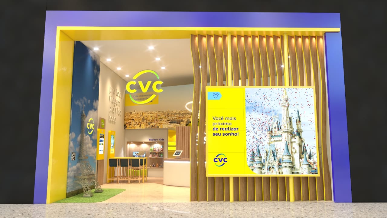 CVC Viagens muda identidade visual e apresenta novo modelo de lojas - M&E | Mercado e Eventos