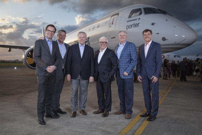 Embraer entrega primeiras unidades do jato E195-E2 à Porter Airlines