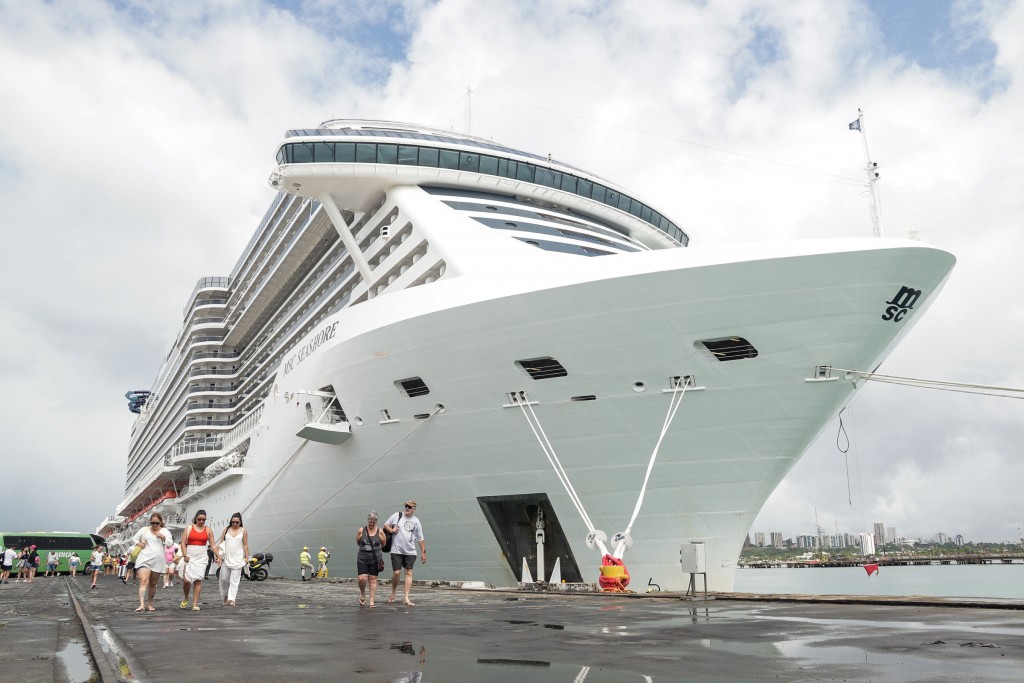 Alagoas recebe o MSC Seashore, maior navio de cruzeiro da história do ... Alagoas recebe o MSC Seashore, maior navio de cruzeiro da história do ...