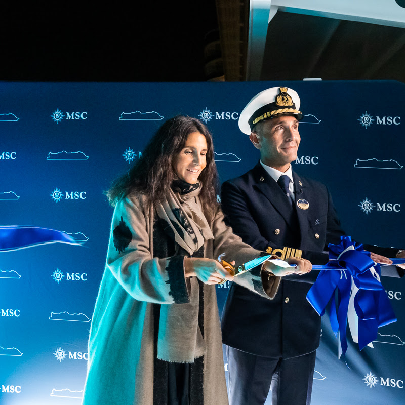 MSC Cruzeiros inaugura o MSC Seascape em Nova York; veja fotos