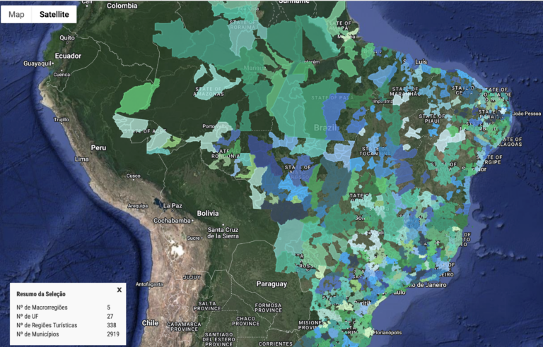 Mapa do Turismo Brasileiro chega a 2,4 mil municípios e 335 regiões ...