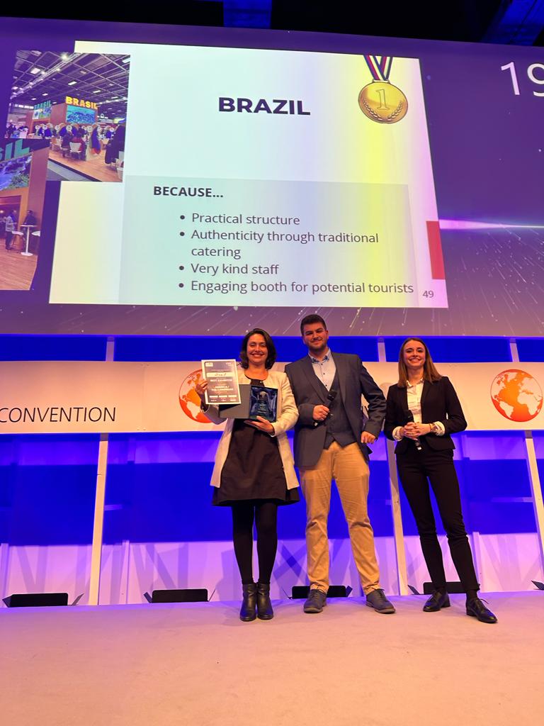 Brasil é premiado como o melhor estande das Américas e Caribe na ITB 2023 - M&E | Mercado e Eventos