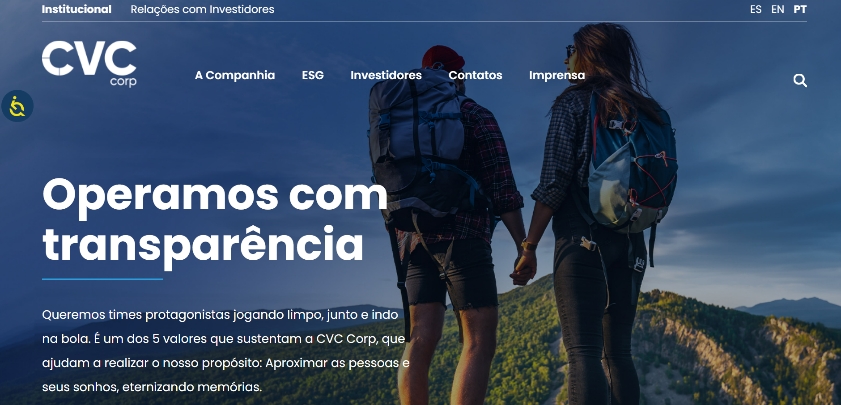 CVC Corp apresenta novo site institucional com acessibilidade digital ...