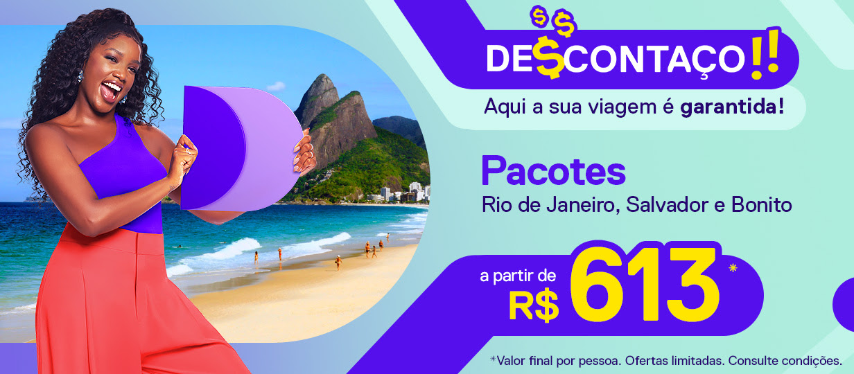 Decolar oferece pacotes de 4 dias para destinos nacionais por R$ 613 ...