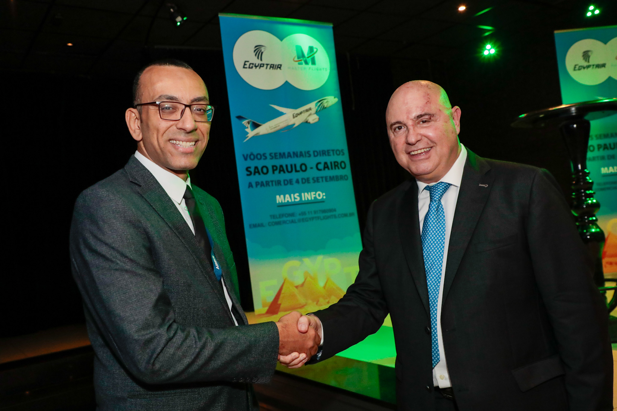 EgyptAir e Master Flights realizam coquetel de lançamento dos voos ...