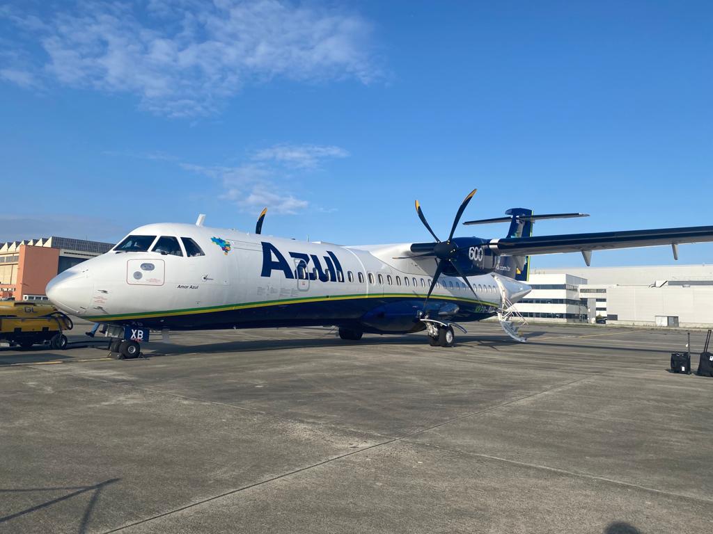 Azul adquire quatro novos ATRs para fortalecer as rotas regionais