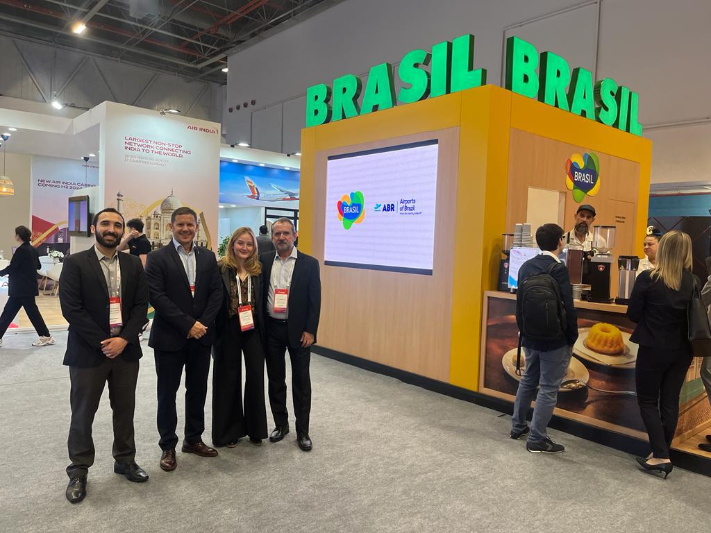 Inframerica marca presença no Routes World 2023 no estande do Brasil ...