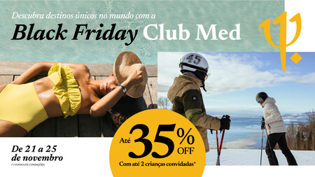 Black Friday Club Med terá descontos de até 35% para unidades do Brasil e do exterior