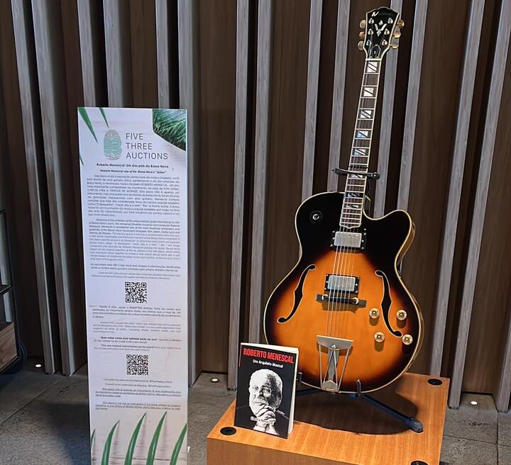 Fairmont Rio lança exposição exclusiva de guitarra de Roberto Menescal