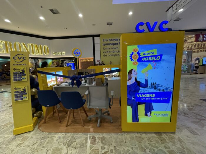 Focada na expansão, CVC lança novo formato de quiosque em Santo André ...