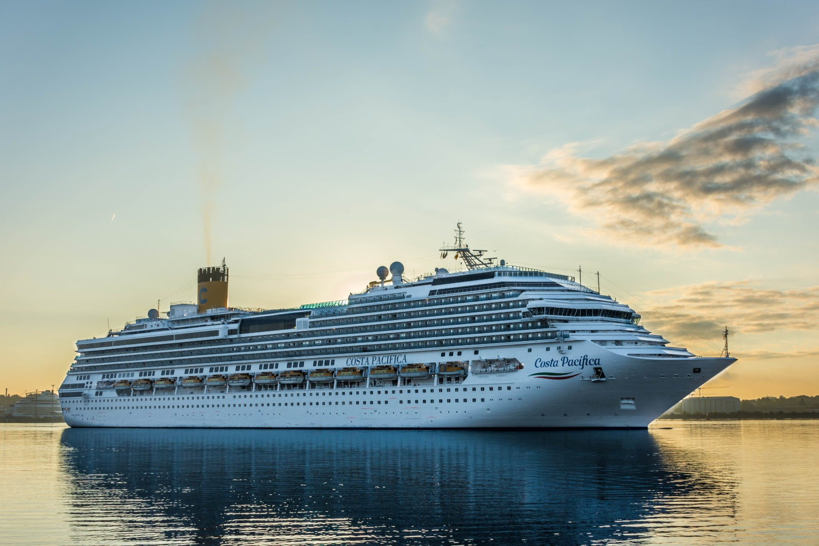 Costa Pacifica é o primeiro navio da Costa Cruzeiros a chegar para a ...